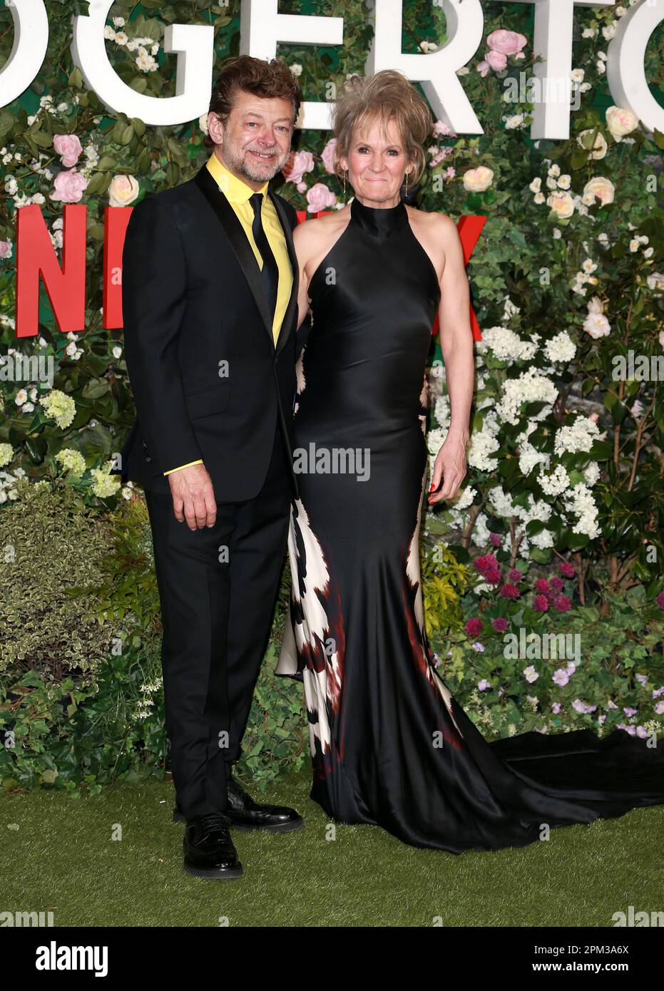 Andy Serkis and Lorraine Ashbourne attend the World Premiere of ...