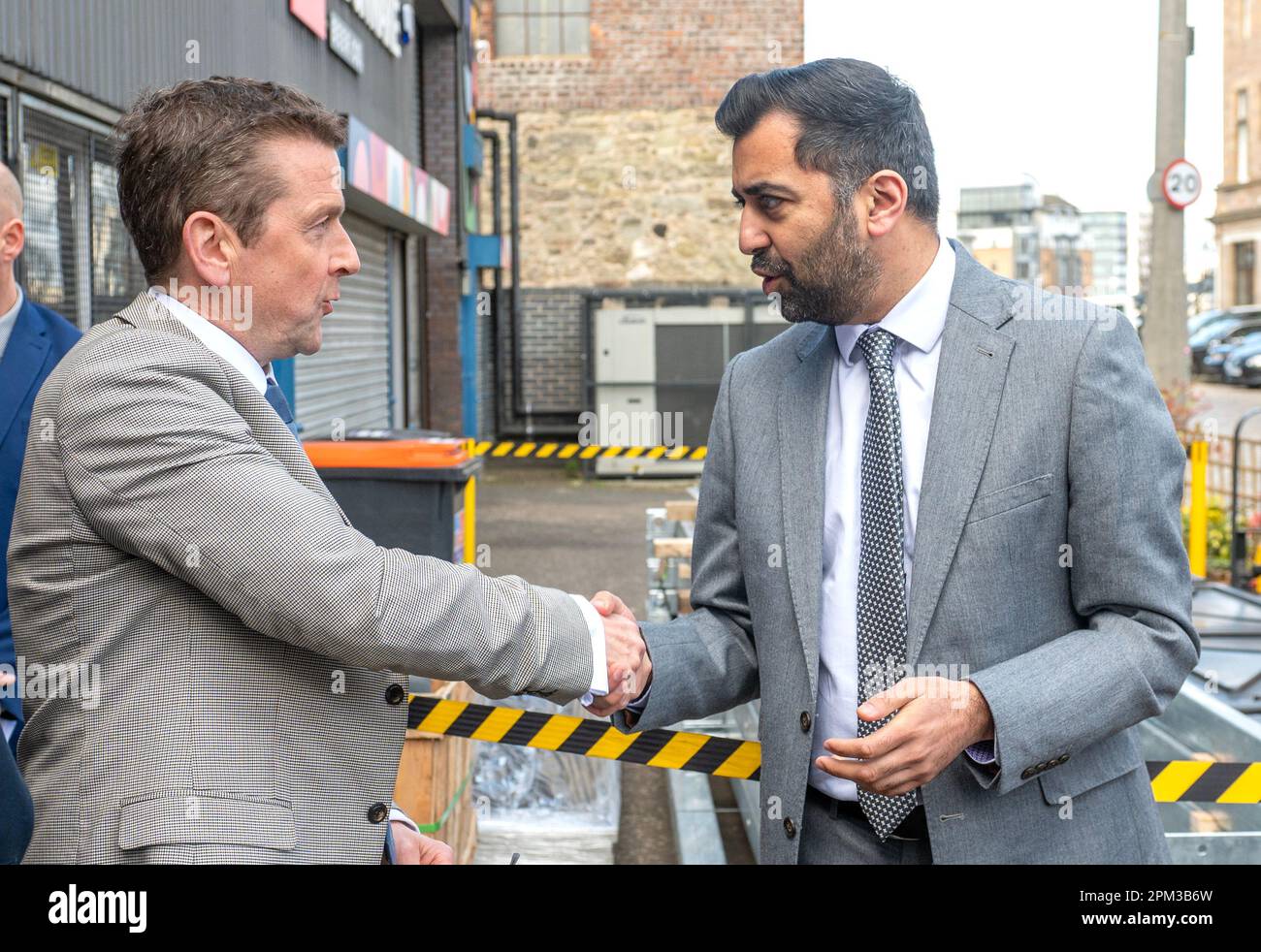 First Minister Humza Yousaf and Energy Secretary Neil Gray alongside ...