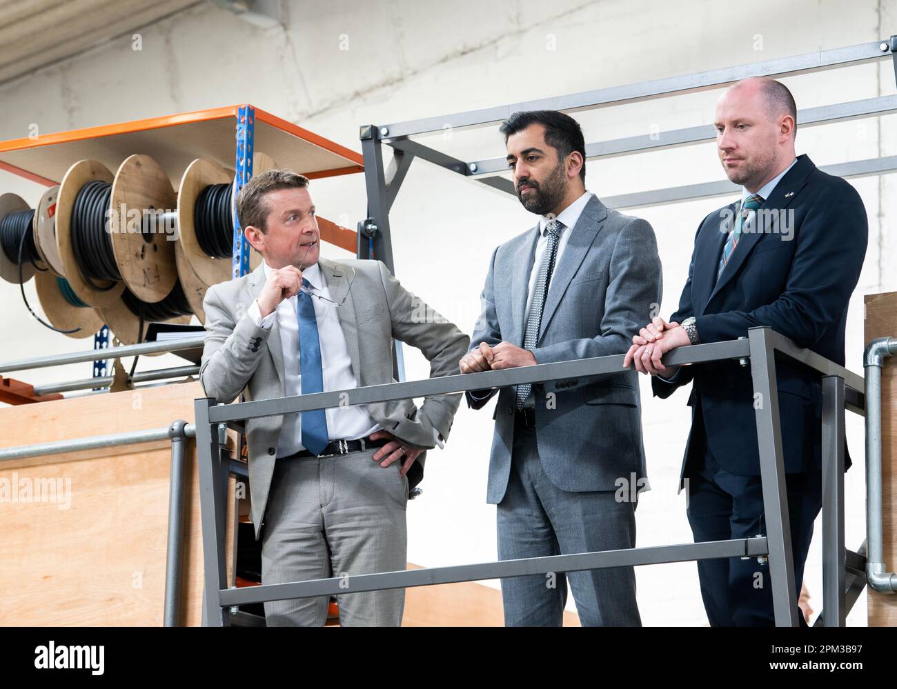 First Minister Humza Yousaf and Energy Secretary Neil Gray (right ...