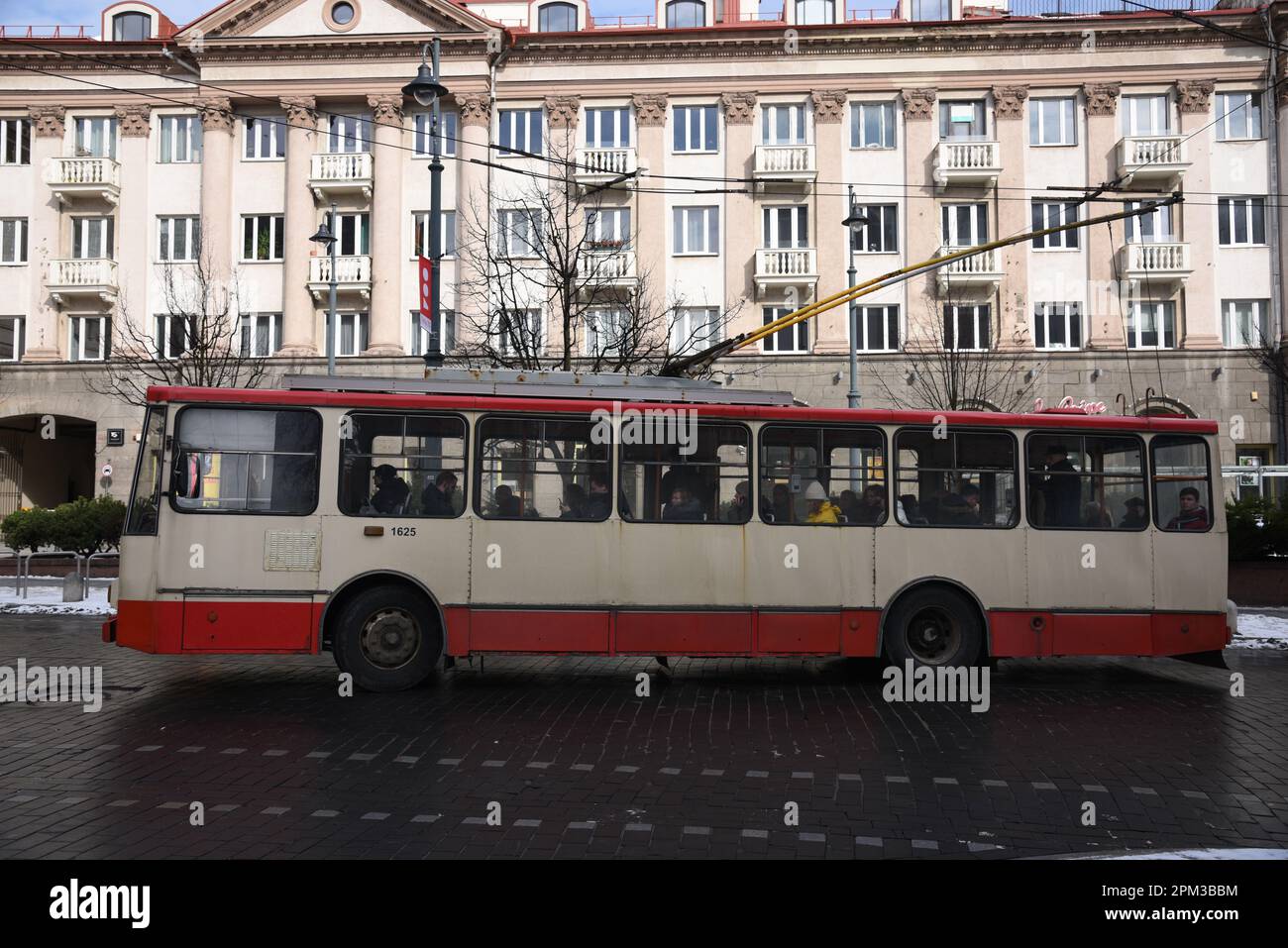 Skoda 14Tr trolleybus Stock Photo - Alamy
