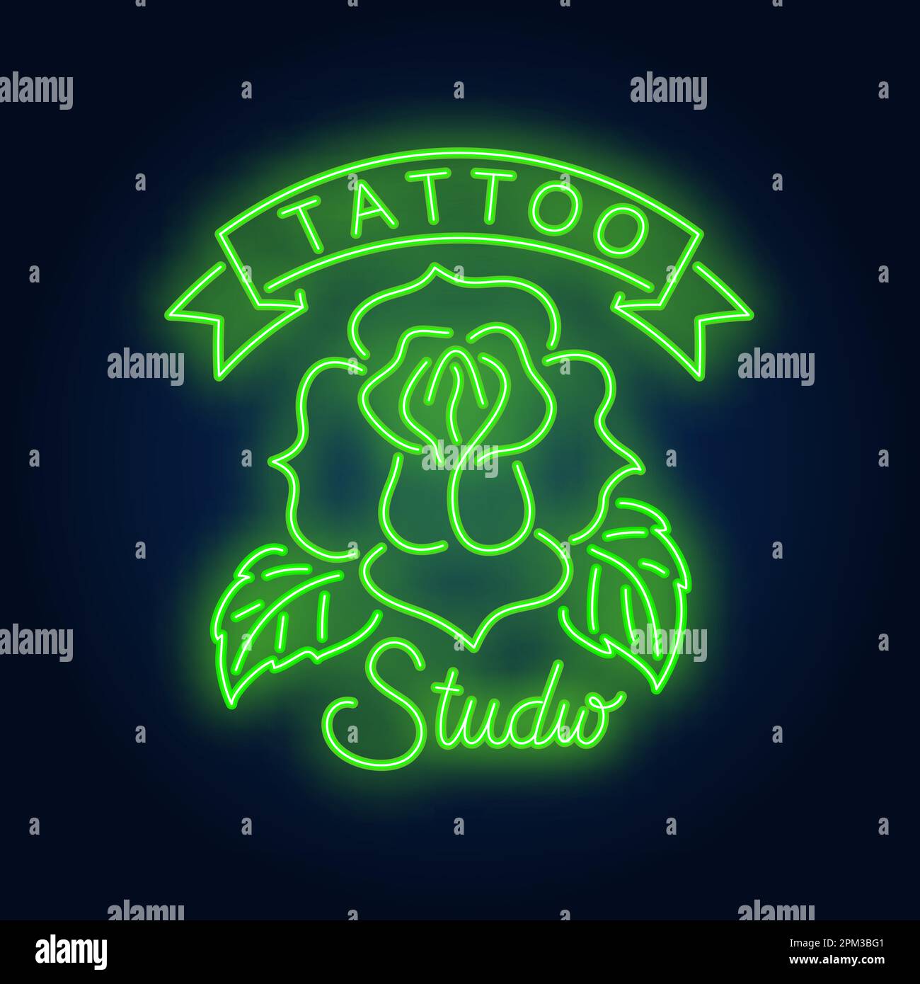Vintage tattoo studio colorful hi-res stock photography and images - Alamy