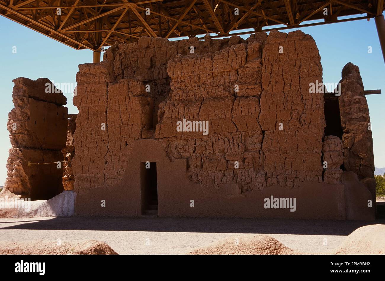 Casa Grande Ruins National Monument of the Precolumbian Hohokam Indians ...