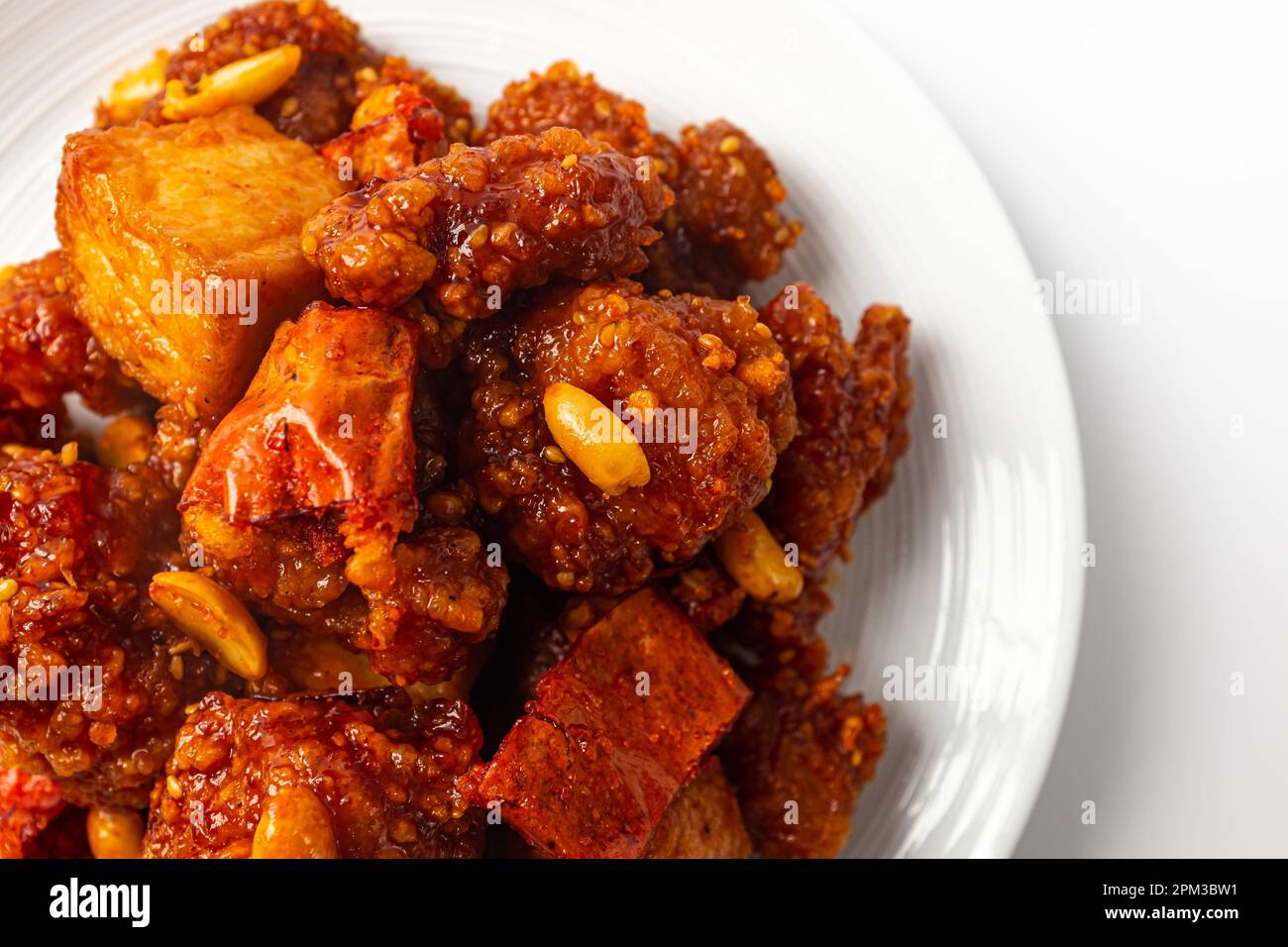 Mala gangjeong on a white background Stock Photo - Alamy