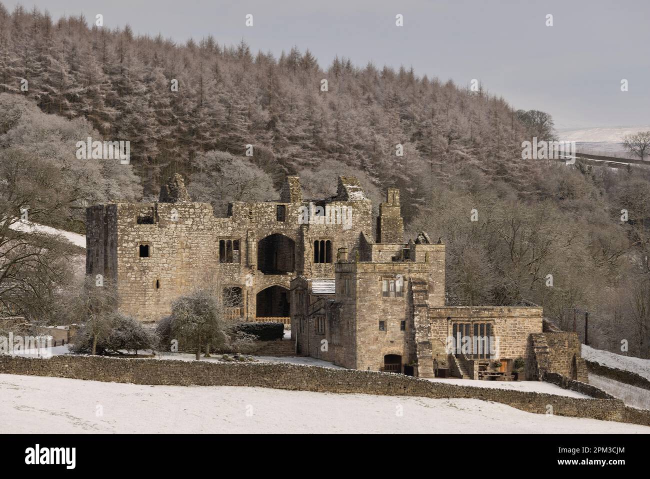 The ruins of Barden Tower, a 15th Century hunting lodge, which now lies ...