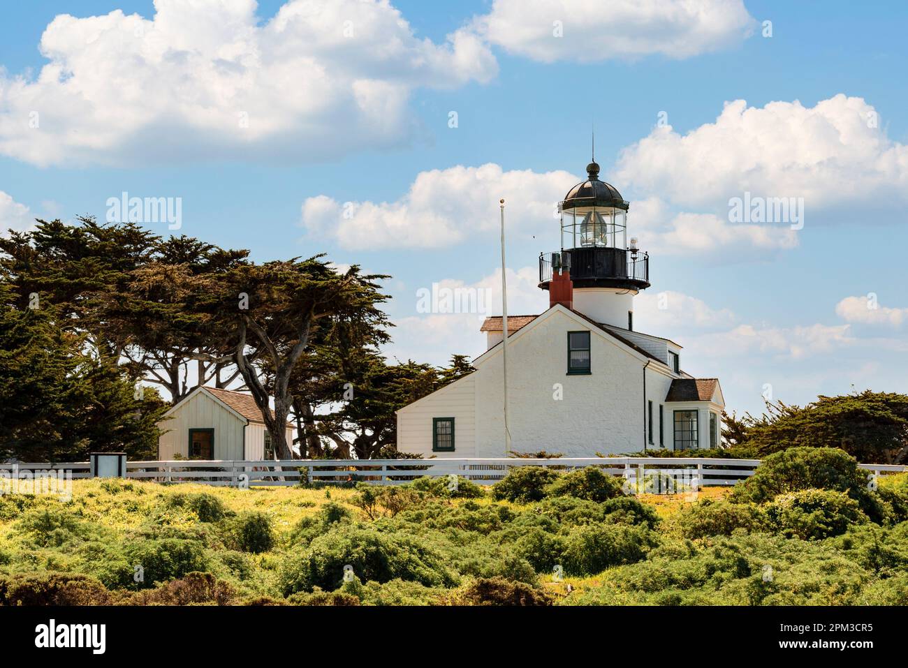 Point Pinos Lighthouse is an emblem of Pacific Grove, California. Point Pinos Lighthouse was lit ...