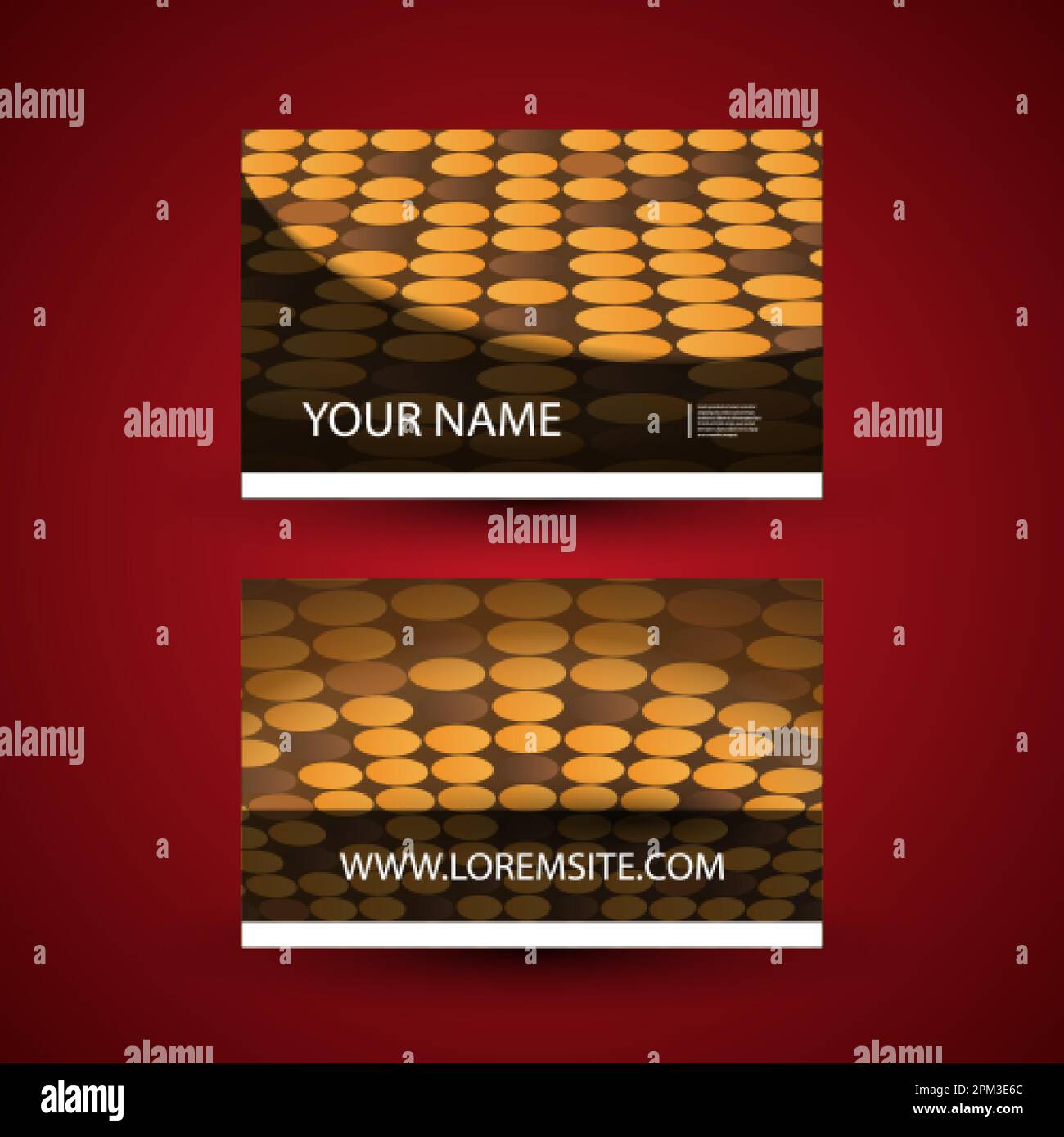 Business Card Design with Dotted Pattern Stock Vector Image & Art - Alamy