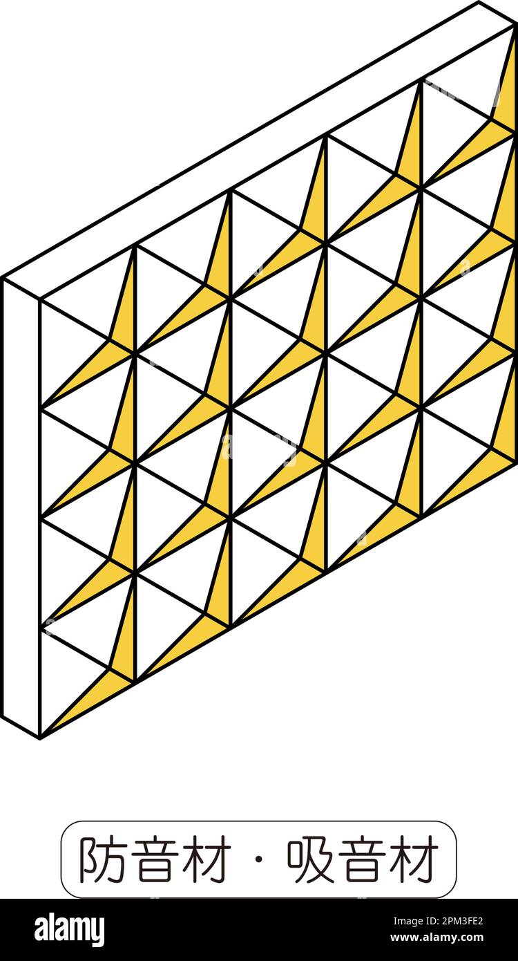 Soundproofing and sound absorption materials Illustration of noise ...