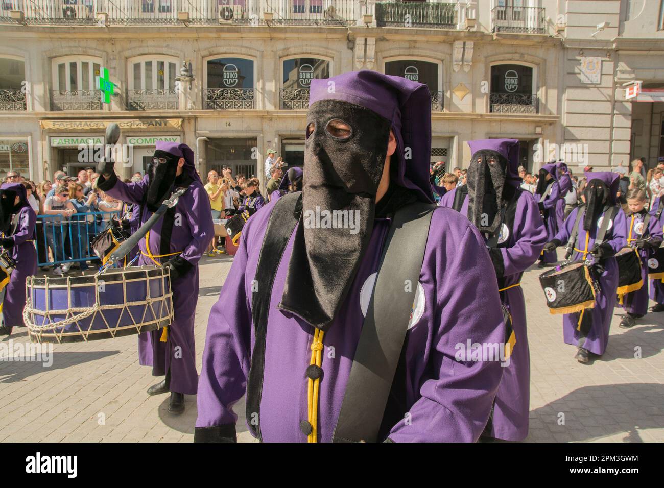 Madrid, Spain. 08th Apr, 2023. The procession of La Soledad, the last ...
