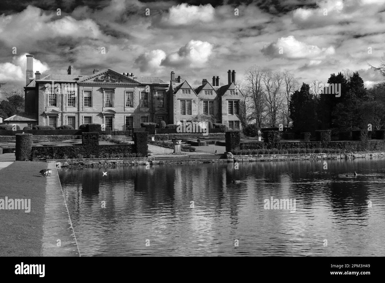 Coombe Abbey and gardens, near Coventry City, Warwickshire, England, UK ...