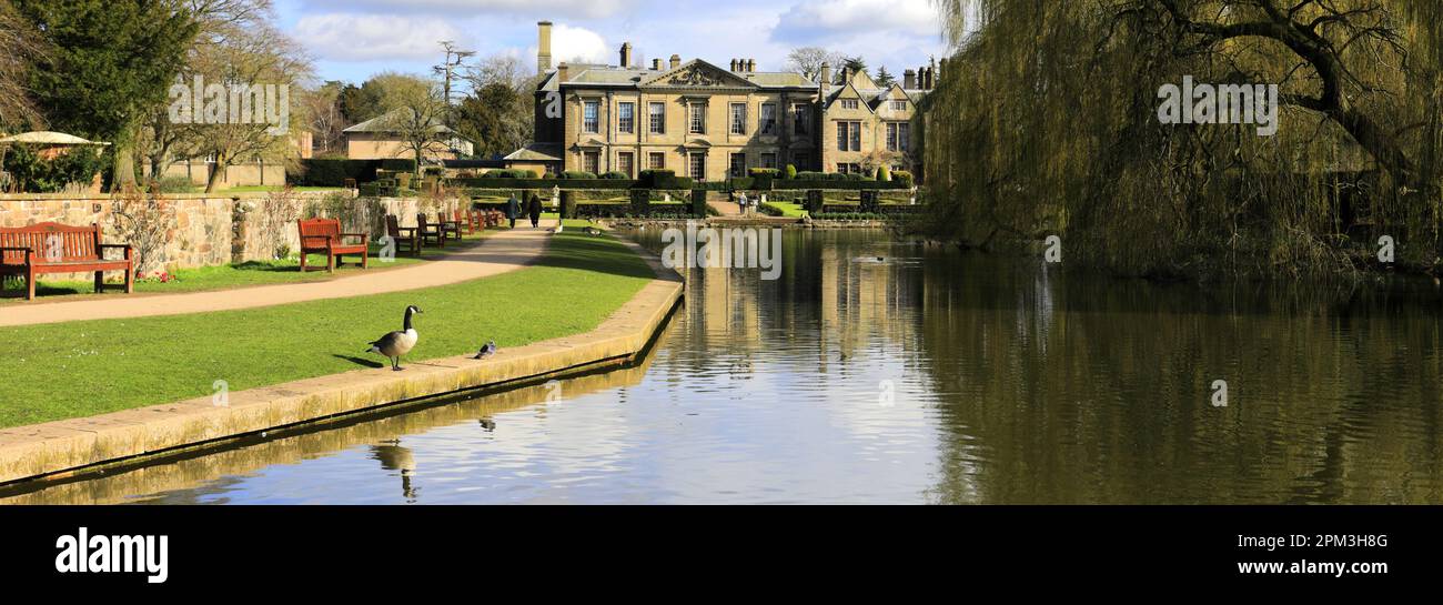 Coombe Abbey and gardens, near Coventry City, Warwickshire, England, UK ...