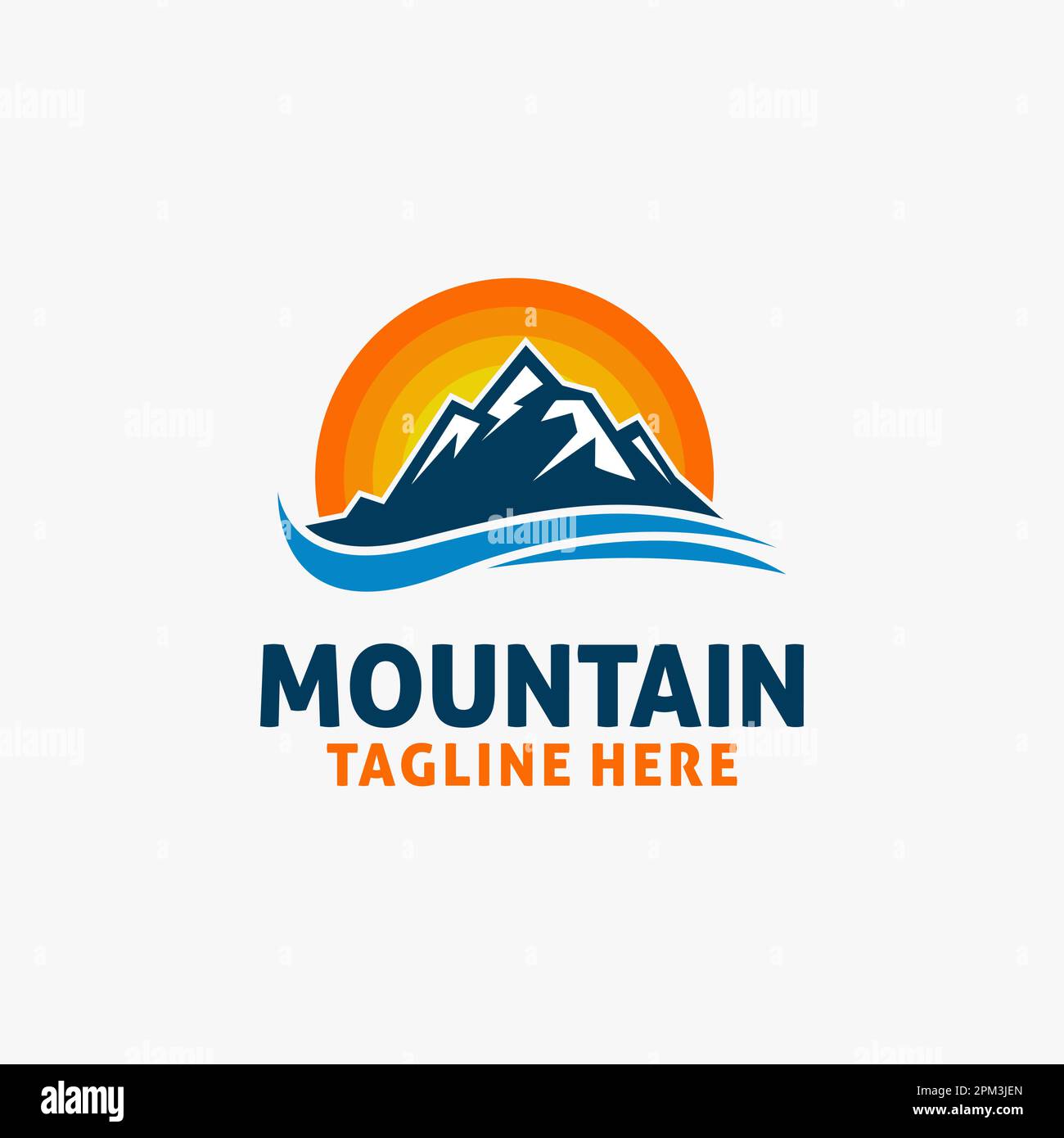 Mountain lake alpine panorama Cut Out Stock Images & Pictures - Alamy