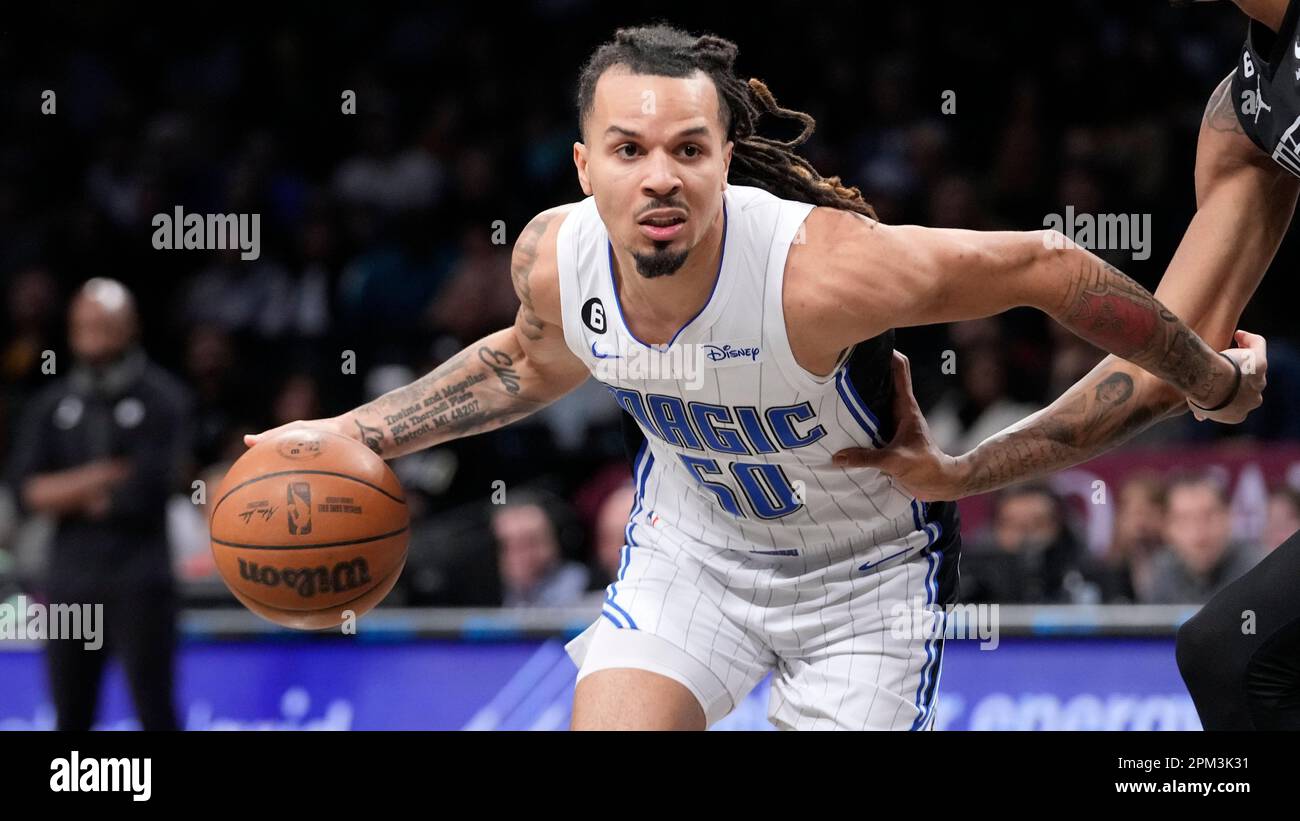 Orlando Magic guard Cole Anthony during the first half of an NBA ...