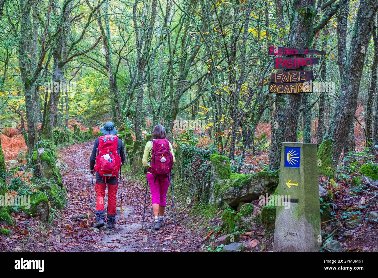 Spain, Galicia, Xunqueira de Ambia, hike on the Via de la Plata via ...
