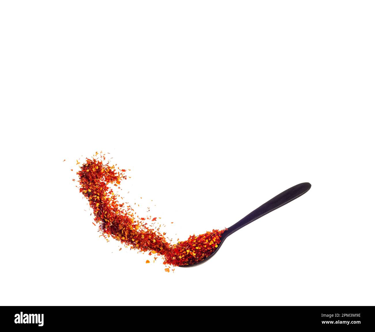Isolated pepper splashes on a white background. Explosion. Chile ...