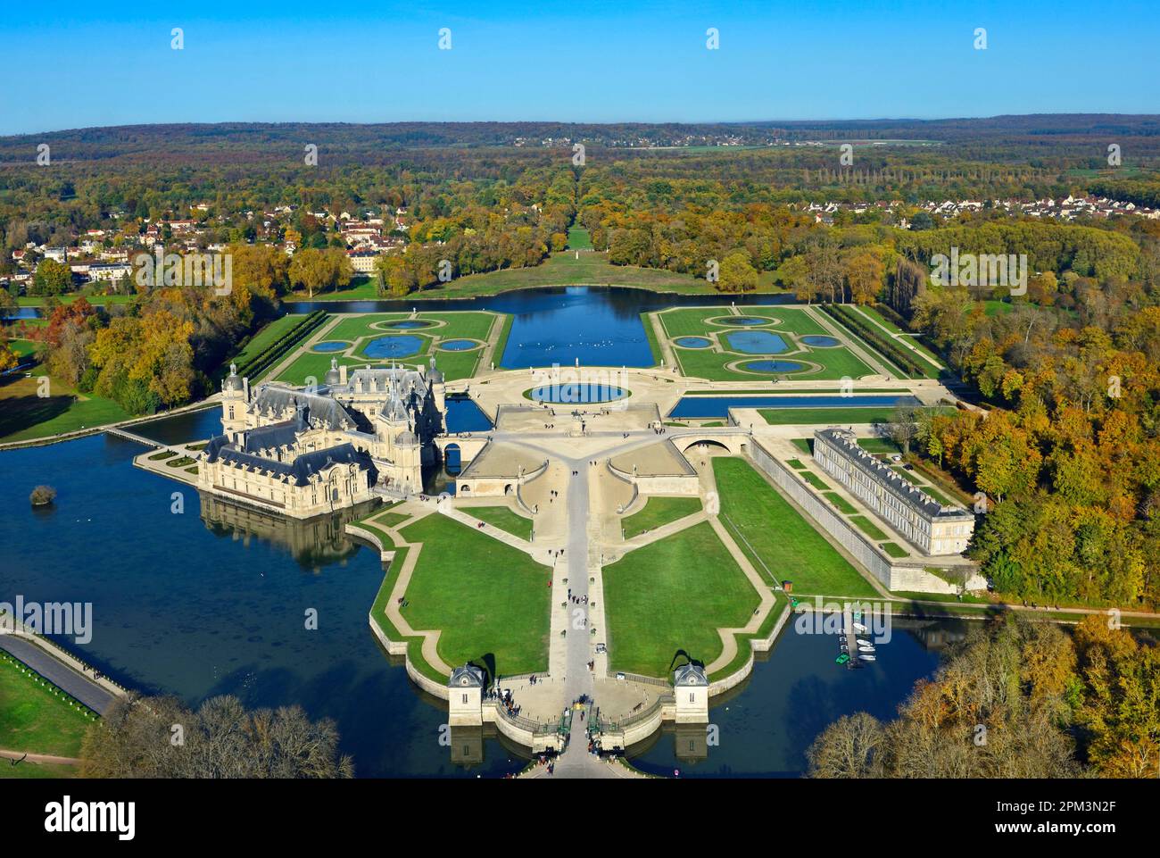 Chantilly france aerial hi-res stock photography and images - Alamy