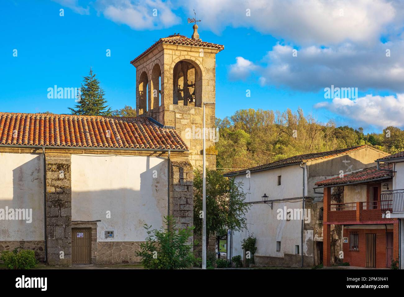 Spain, Castile and León, La Calzada de Béjar, stage on the Via de la ...