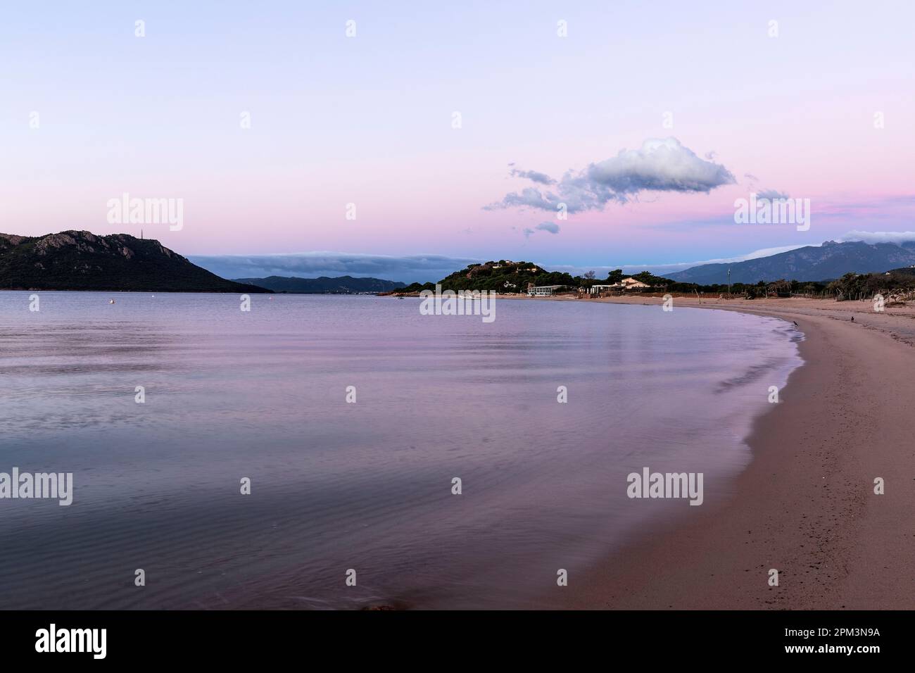 France, Corse du Sud, Gulf of Porto Vecchio, Lecci, headland of Cala ...