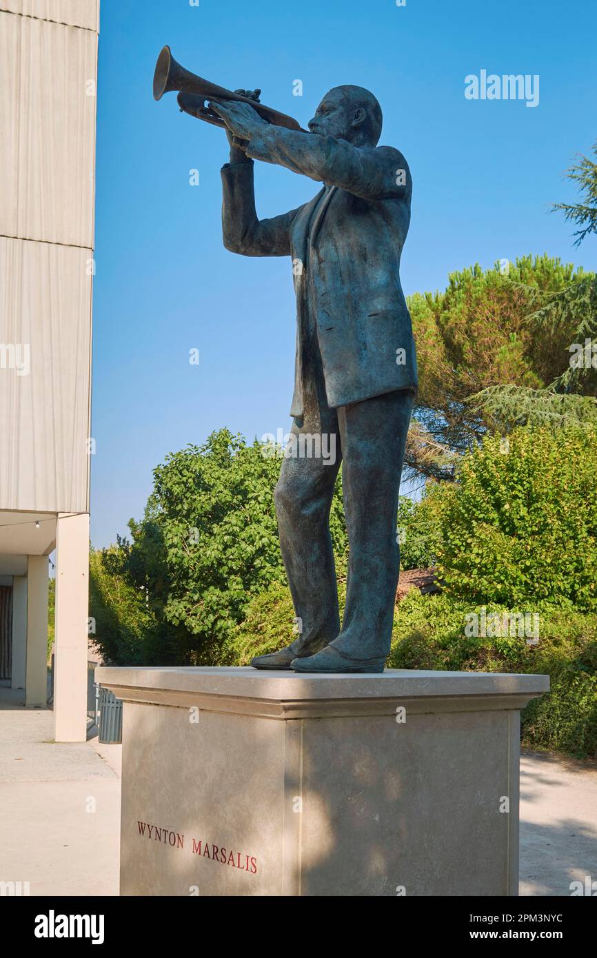 France, Gers, Marciac, classified as a Great Site of Midi Pyrenees, the ...