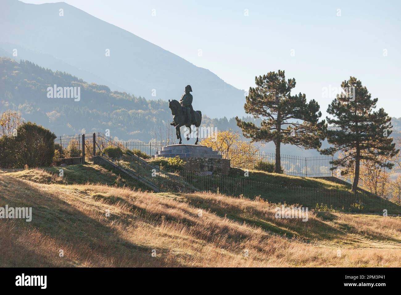 France, Isere, Laffrey along the Route Napoleon RN 85, Prairie de la ...