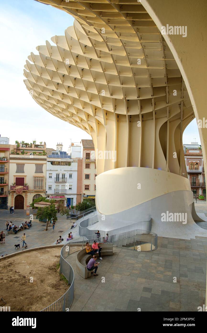 Seville Spain - Setas de Sevilla or Metropol Parasol also known as 'The ...