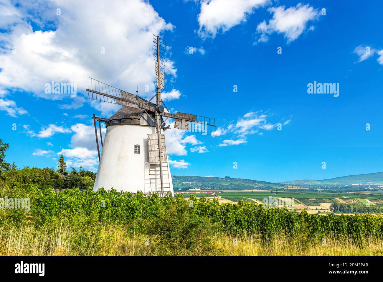Old windmill near Retz village in Austria Stock Photo - Alamy