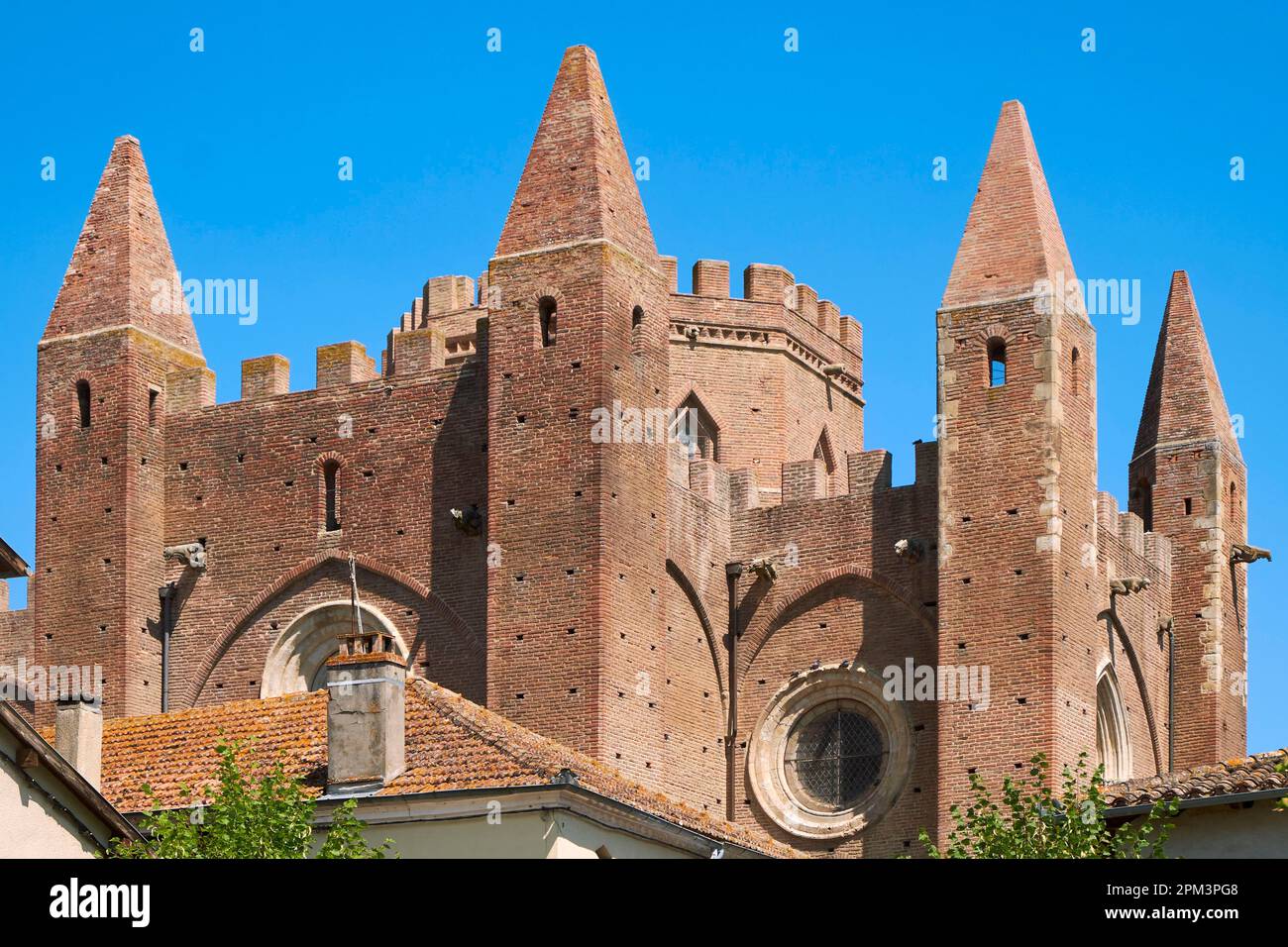 France, Gers, Simorre, Notre Dame de l'Assomption church, abbey church ...