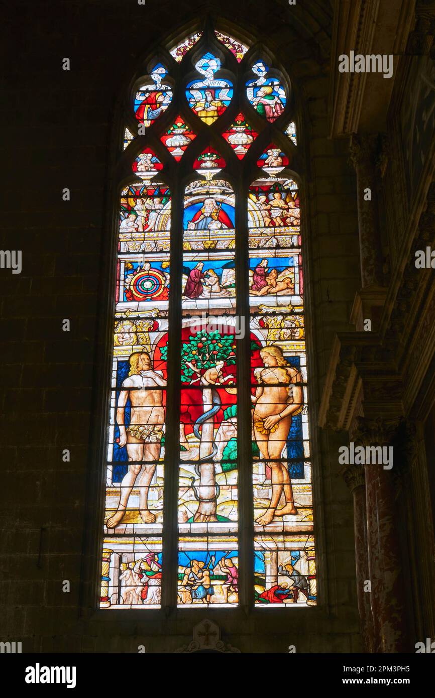 France, Gers, Auch, stage on the way to Compostela, the St. Mary ...
