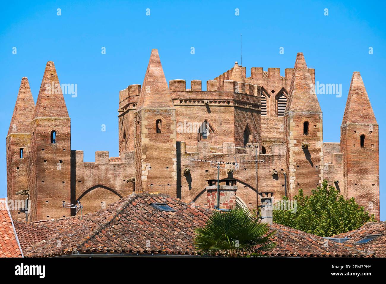 France, Gers, Simorre, Notre Dame de l'Assomption church, abbey church ...