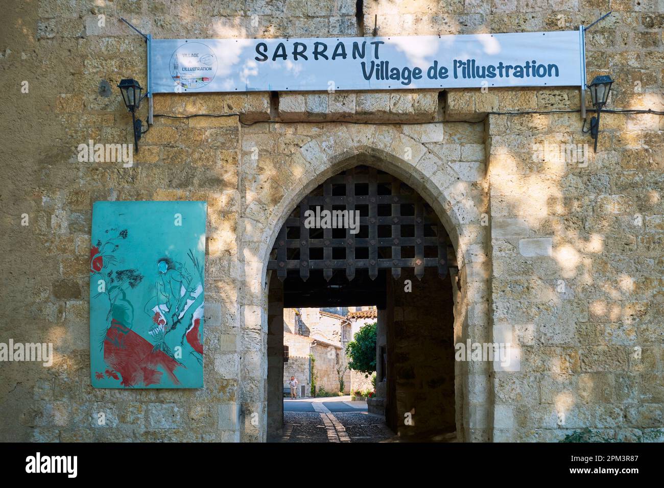 France, Gers, Sarrant, one of the most beautiful villages in France ...