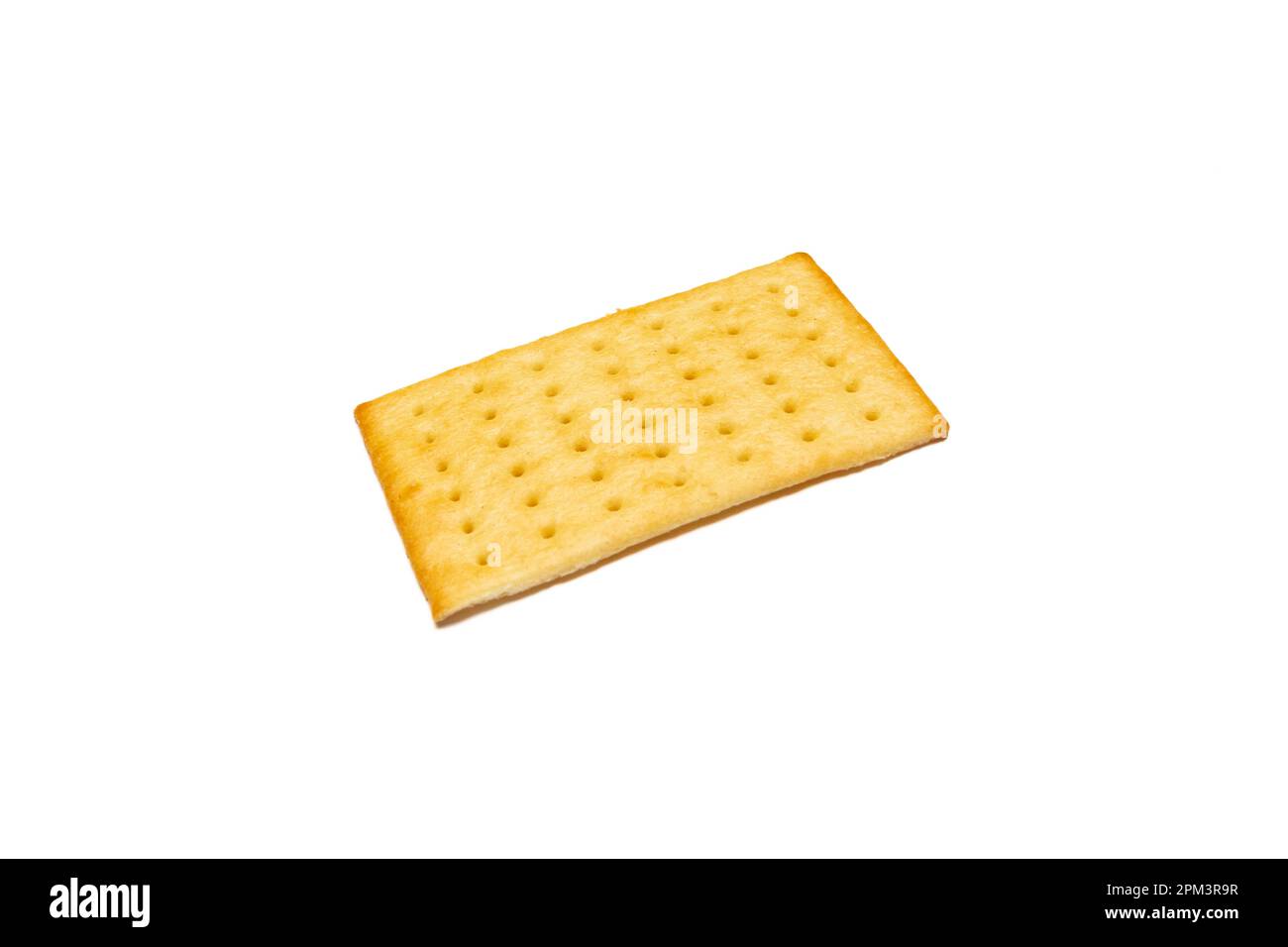 Crackers isolated on white background. Photo after some edits Stock ...