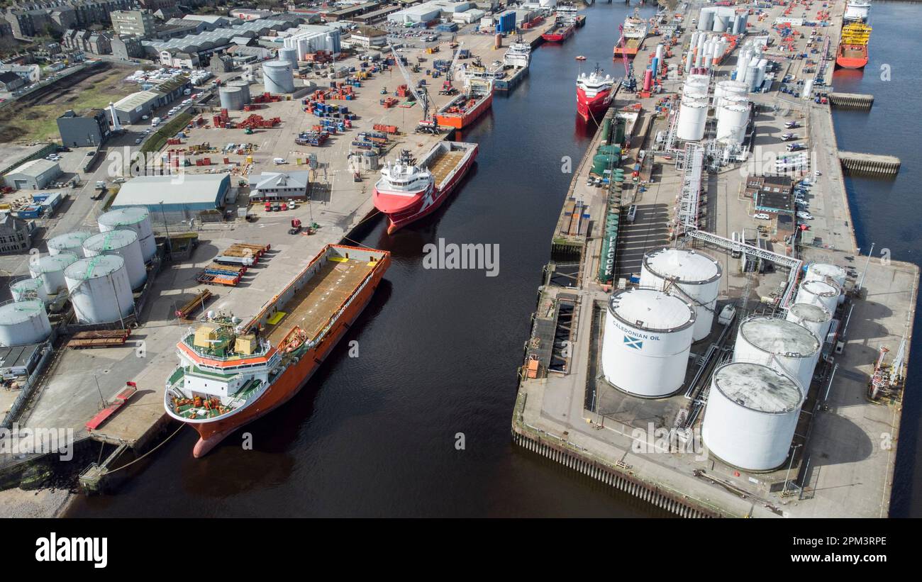 Aberdeen scotland aerial hi-res stock photography and images - Alamy