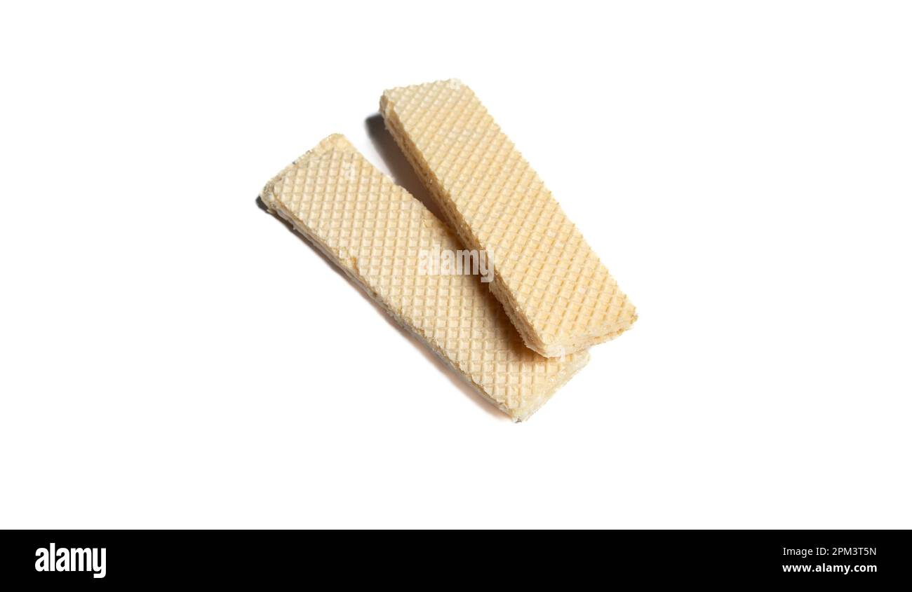 Cracked wafers isolated on white background, after some edits Stock ...