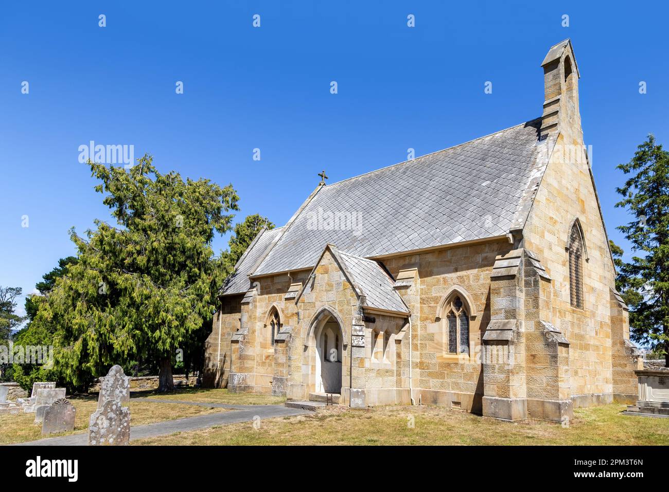 St John the Baptist church, Buckland, Tasmania, Australia. Built by ...