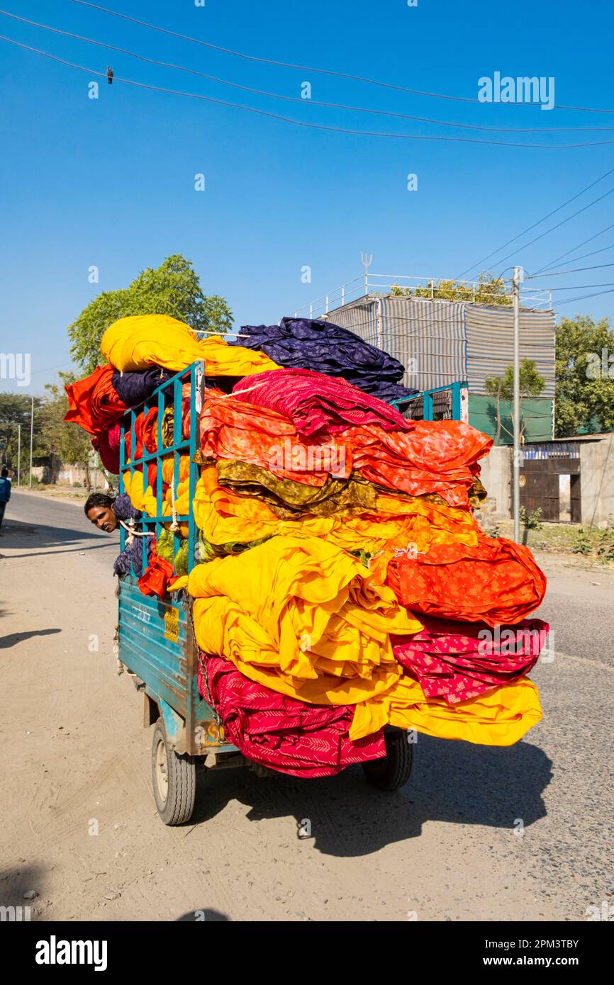 India, Rajasthan state, Pali, first city in India for dyes, transport ...