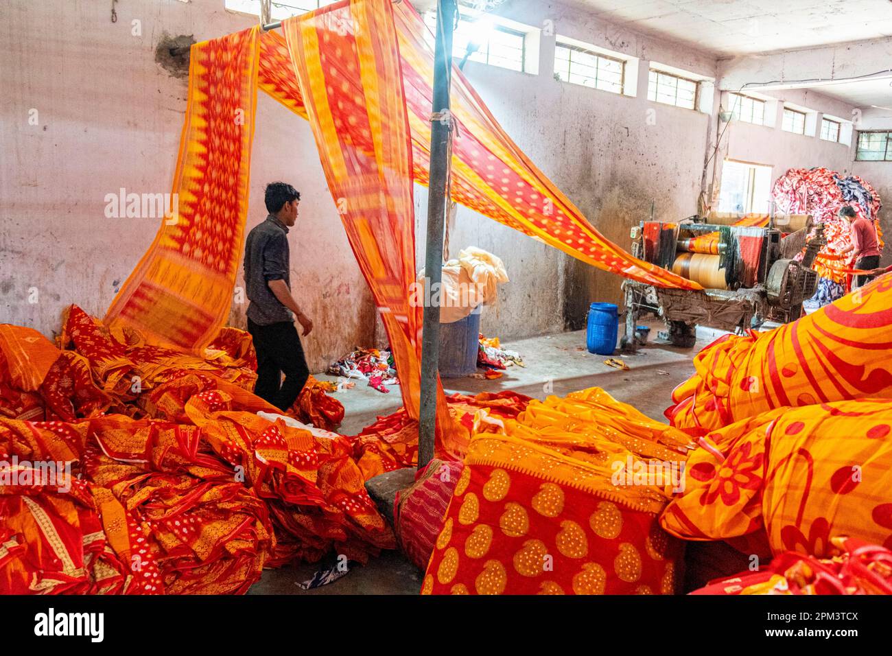 India, Rajasthan state, Pali, first city in India for dyeing, drying ...