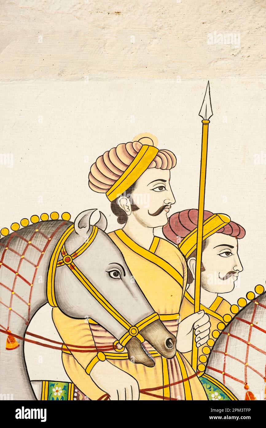 India, Rajasthan state, Rohet, Rohet Garh hotel in a former Maharaja ...