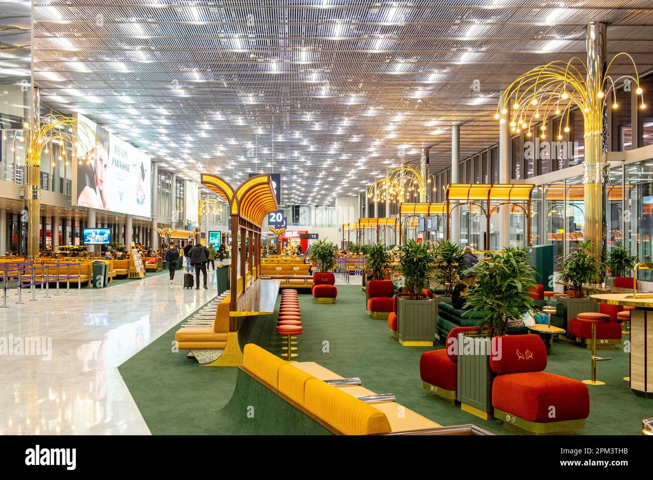 France, Val d'Oise, Roissy Charles de Gaulle Airport, new Terminal 1 ...