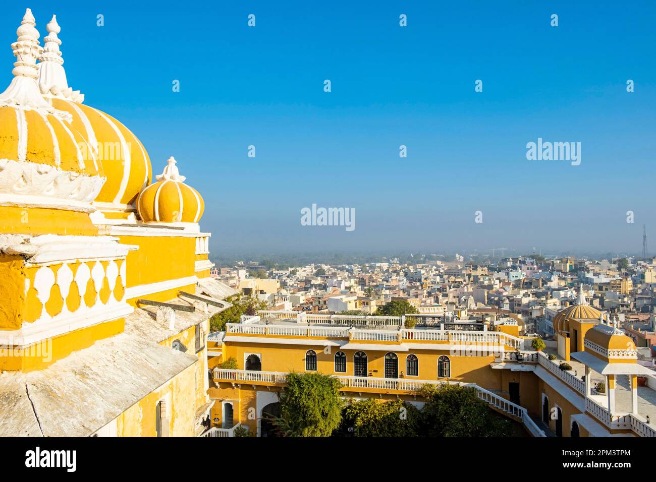 India, Rajasthan state, Deogarh, Maharaja's palace converted into a ...