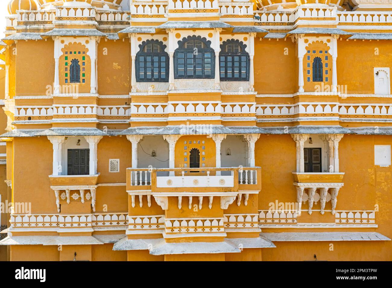 India, Rajasthan state, Deogarh, Maharaja's palace converted into a ...