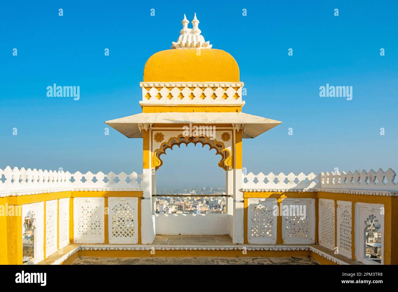 India, Rajasthan state, Deogarh, Maharaja's palace converted into a ...