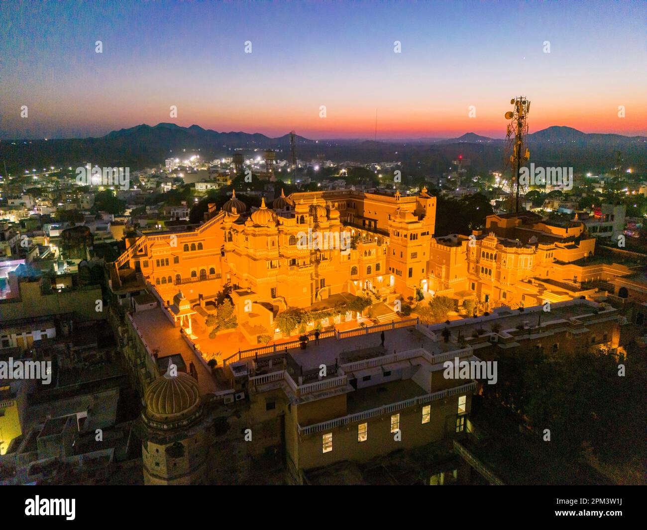 India, Rajasthan state, Deogarh Mahal Palace, Hotel in a Palace of ...