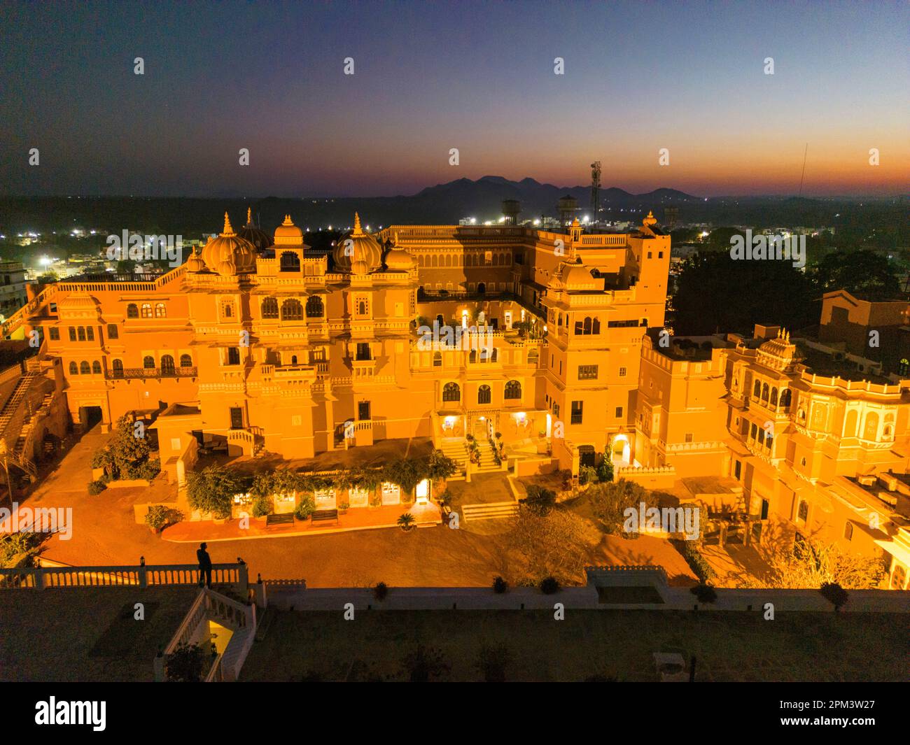 India, Rajasthan state, Deogarh Mahal Palace, Hotel in a Palace of ...