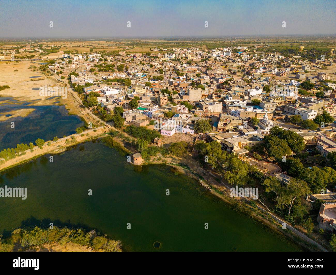 India, Rajasthan state, Rohet village (aerial view Stock Photo - Alamy