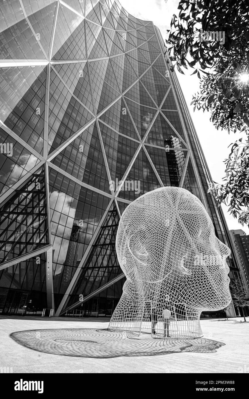 Calgary city in canada Black and White Stock Photos & Images - Alamy