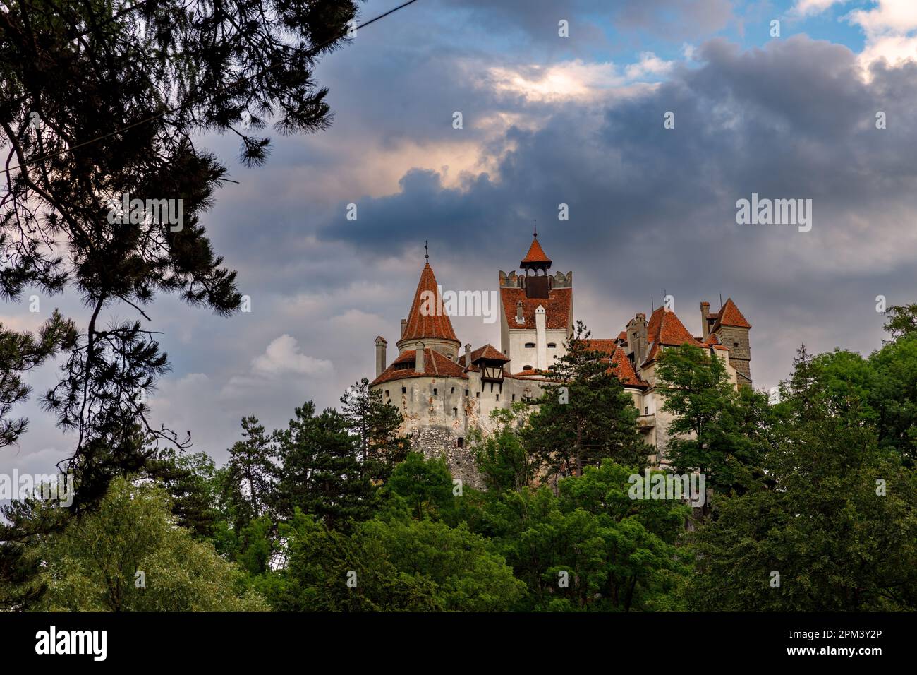 The Dracula Castle of Bran in Romania Stock Photo - Alamy