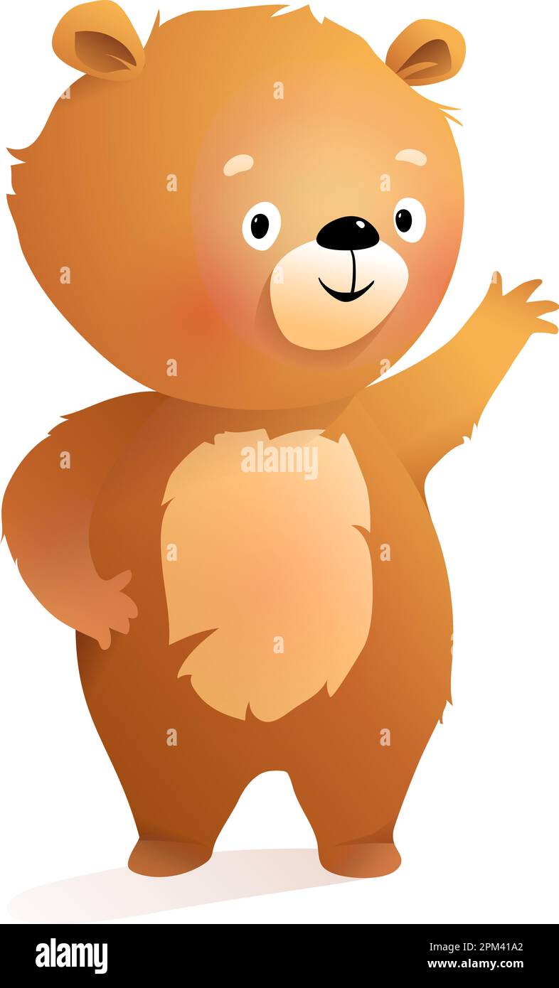 Friendly bear cub Cut Out Stock Images & Pictures - Alamy
