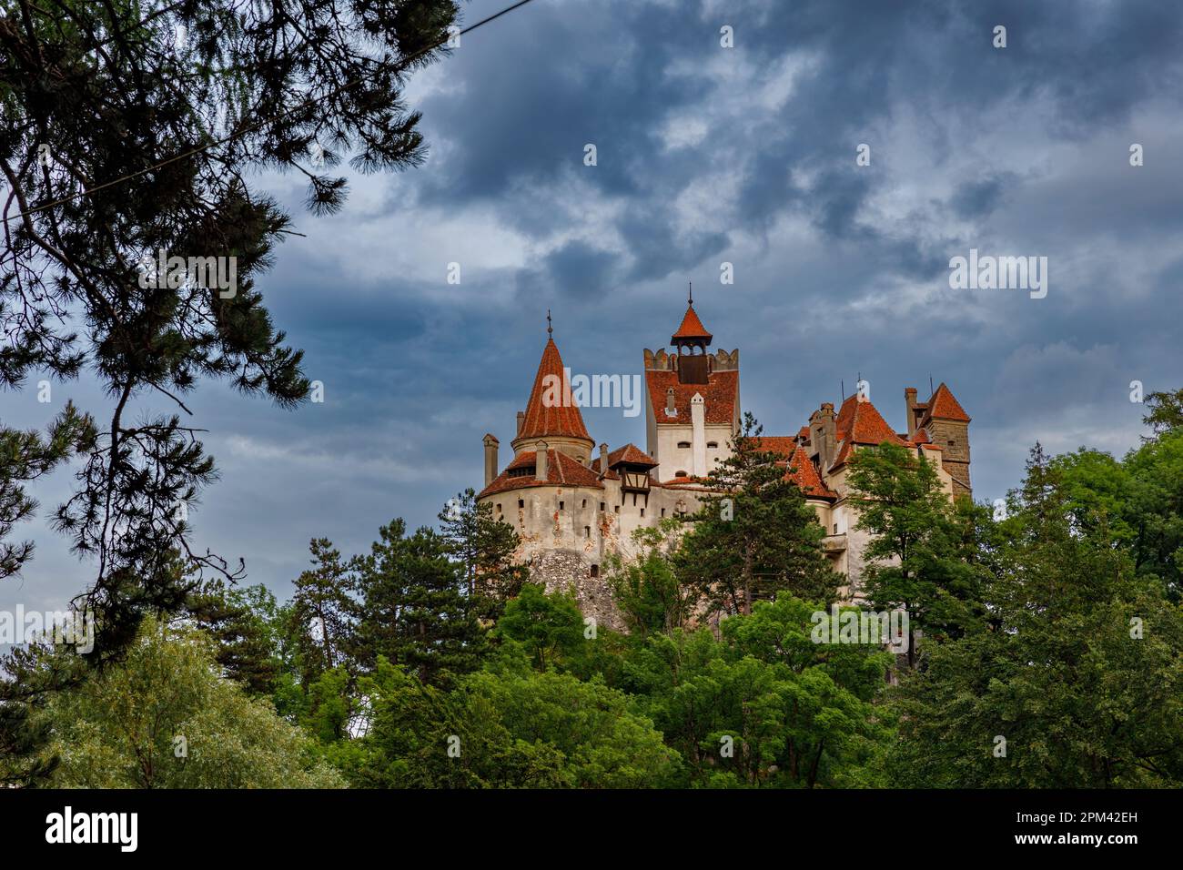 The Dracula Castle of Bran in Romania Stock Photo - Alamy