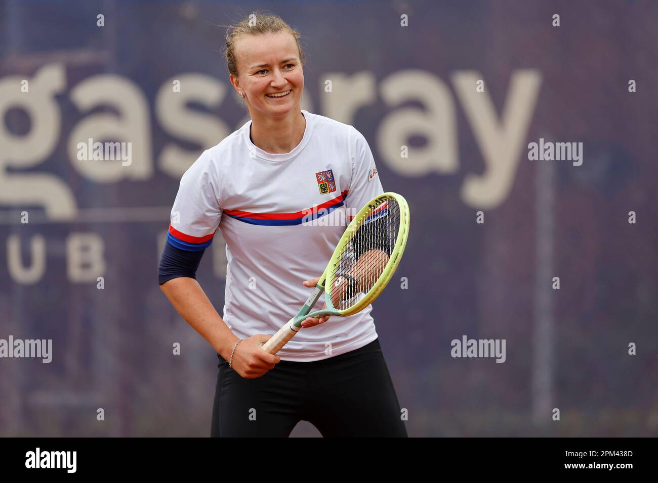 Barbora Krejcikova of Czech Republic during the training session prior ...
