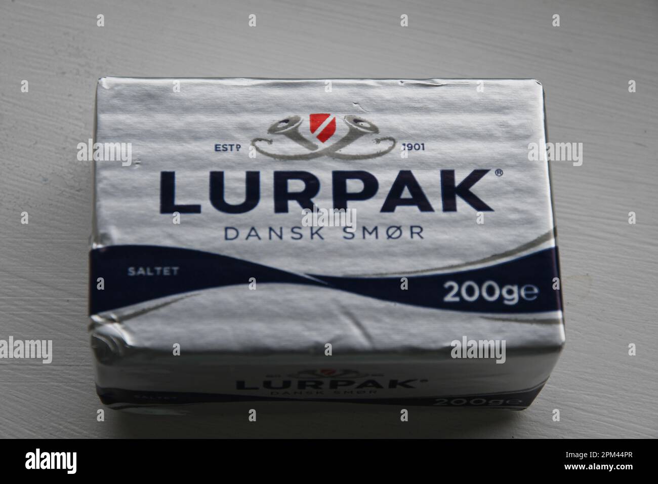 Copenhagen /Denmark/11 April 2023/ Packet of danish famous lurpak ...