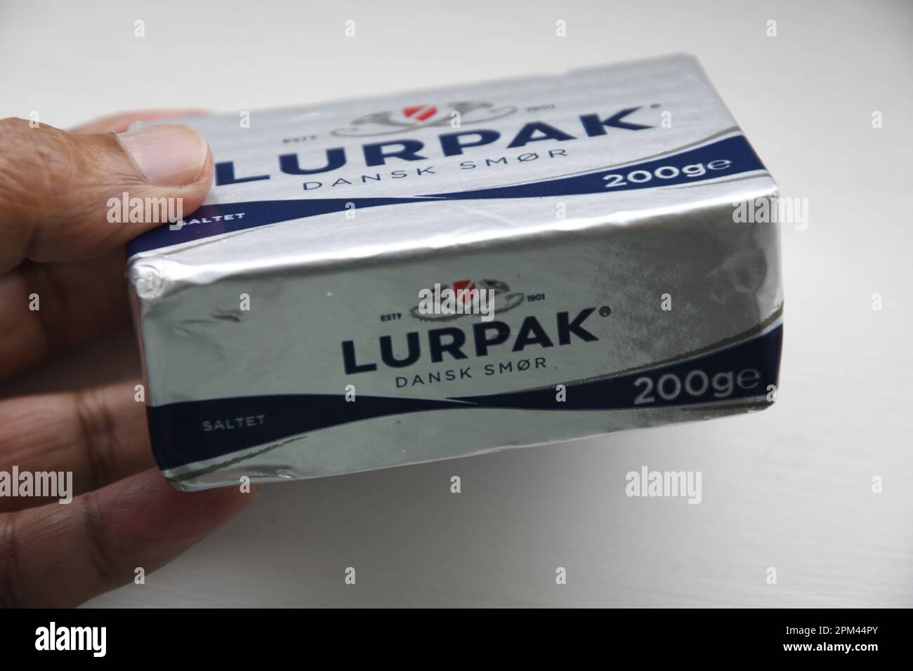 Copenhagen /Denmark/11 April 2023/ Packet of danish famous lurpak ...
